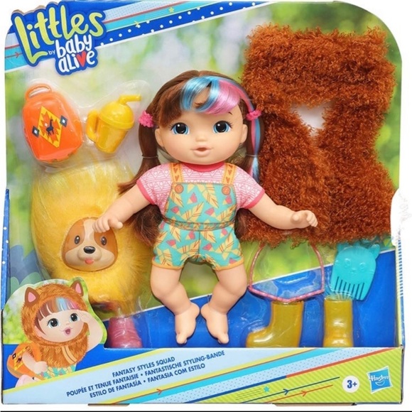 Hasbro | Toys | Baby Alive Littles Fantasy Squad Doll Little Harlyn Wsafari Accessories | Poshmark
